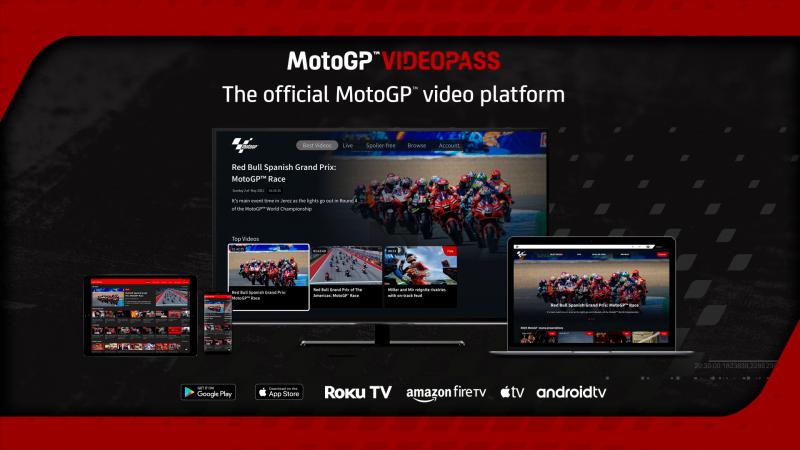VideoPass... MotoGP™ everywhere!