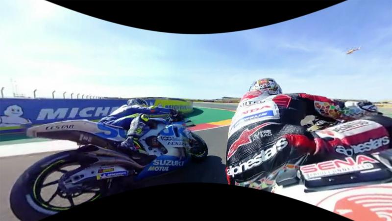 OnBoard: MotoGP™ race start in full 360 degrees view