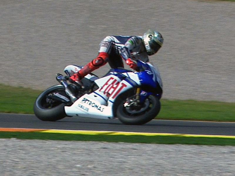 Valencia 2010 - MotoGP - Race - Action - Jorge Lorenzo - During Valencia 2010 - MotoGP - Race - Action - Jorge Lorenzo - During