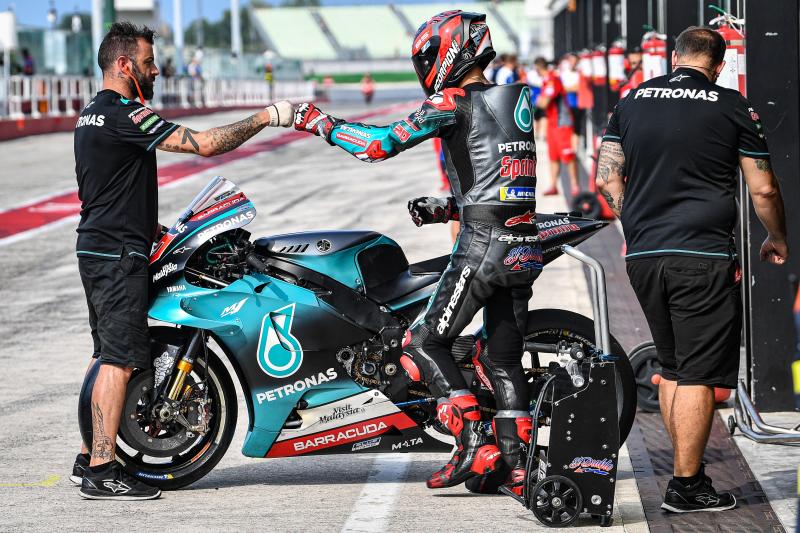 Petronas Yamaha SRT duo top Misano Test Day 1 times