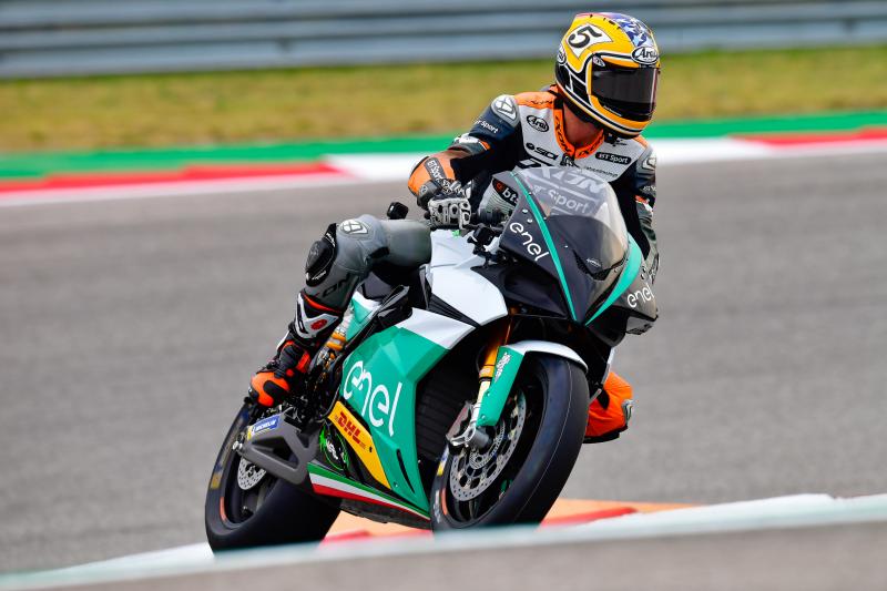 On track: first impressions of the new MotoE™ bike
