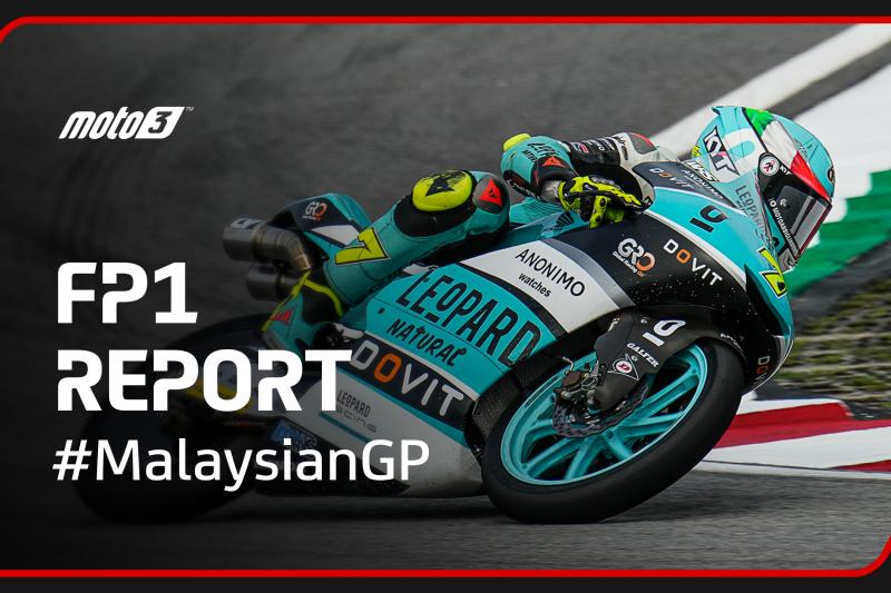Foggia sets the pace in FP1 at Sepang