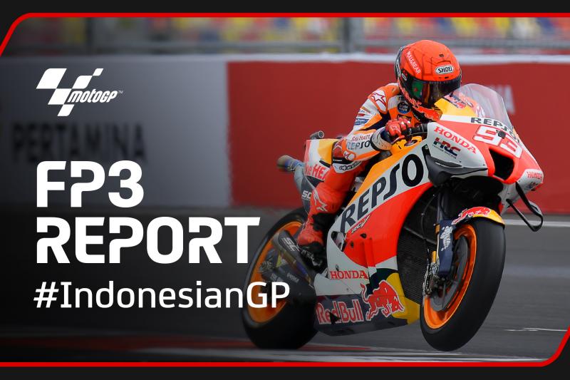 Marc Marquez tops FP3 on slicks, no change to overall times