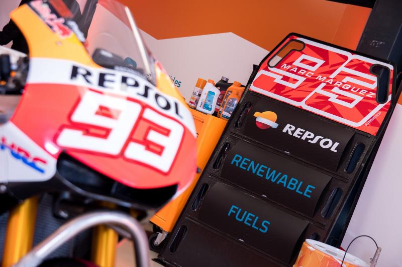 Marc Marquez tests Repsol renewable fuel for first time