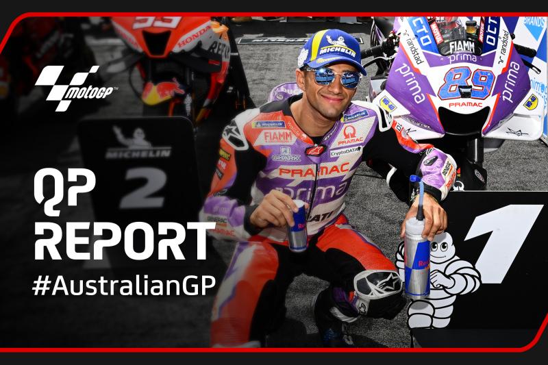 Martin seizes the Australian GP pole with a new lap record