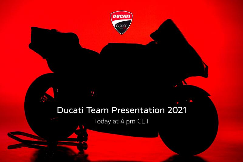 LIVE today: Ducati Team's 2021 Presentation