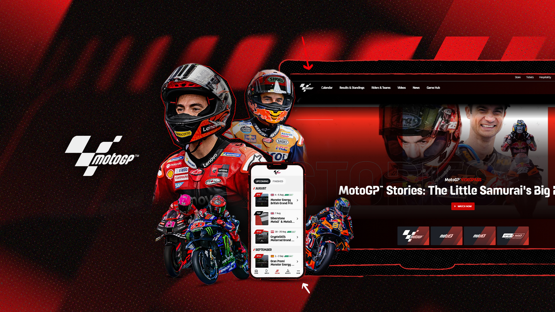 Introducing: the all-new motogp.com and MotoGP™ app!