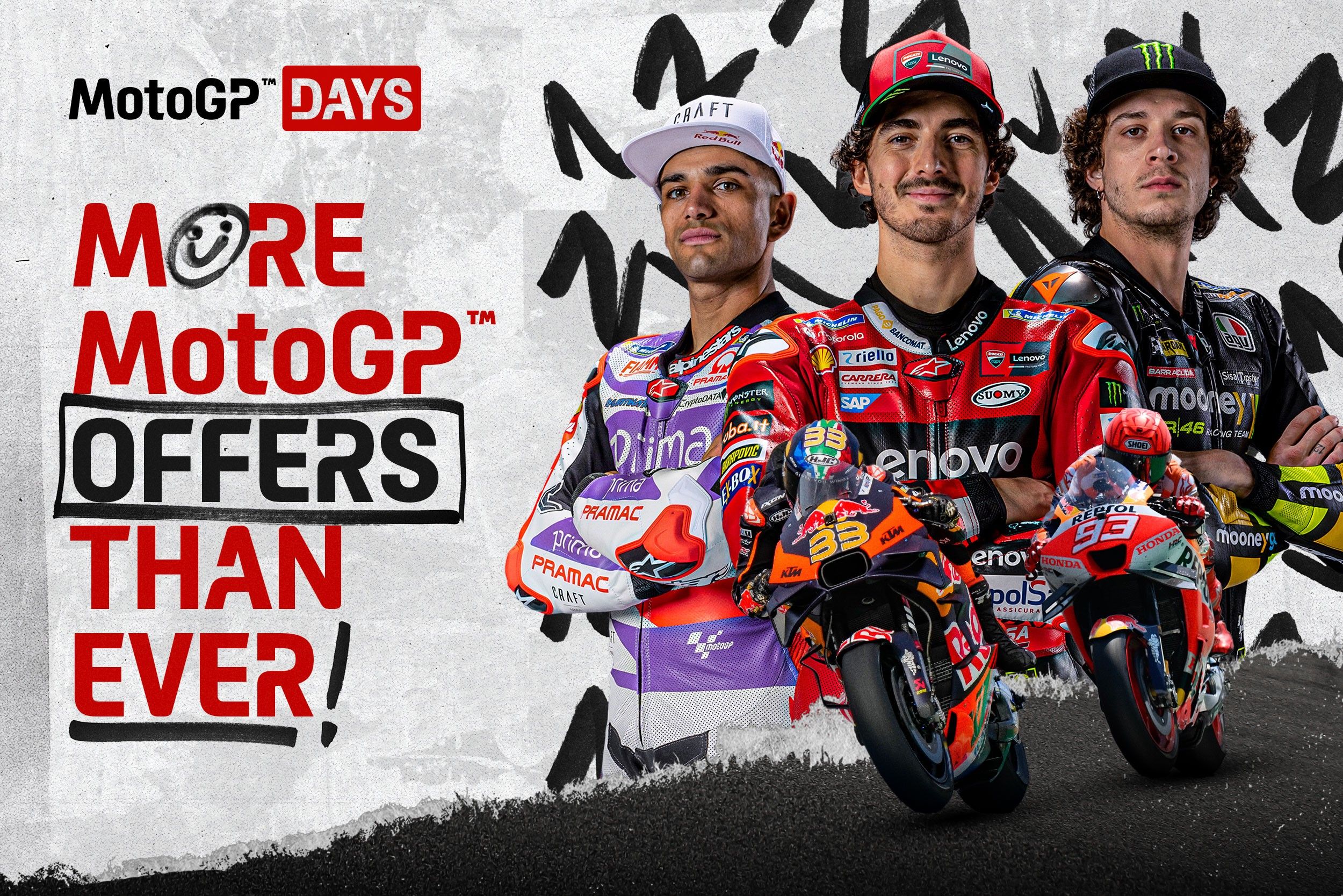 LAST CALL! Take advantage of incredible MotoGP™ Days offers