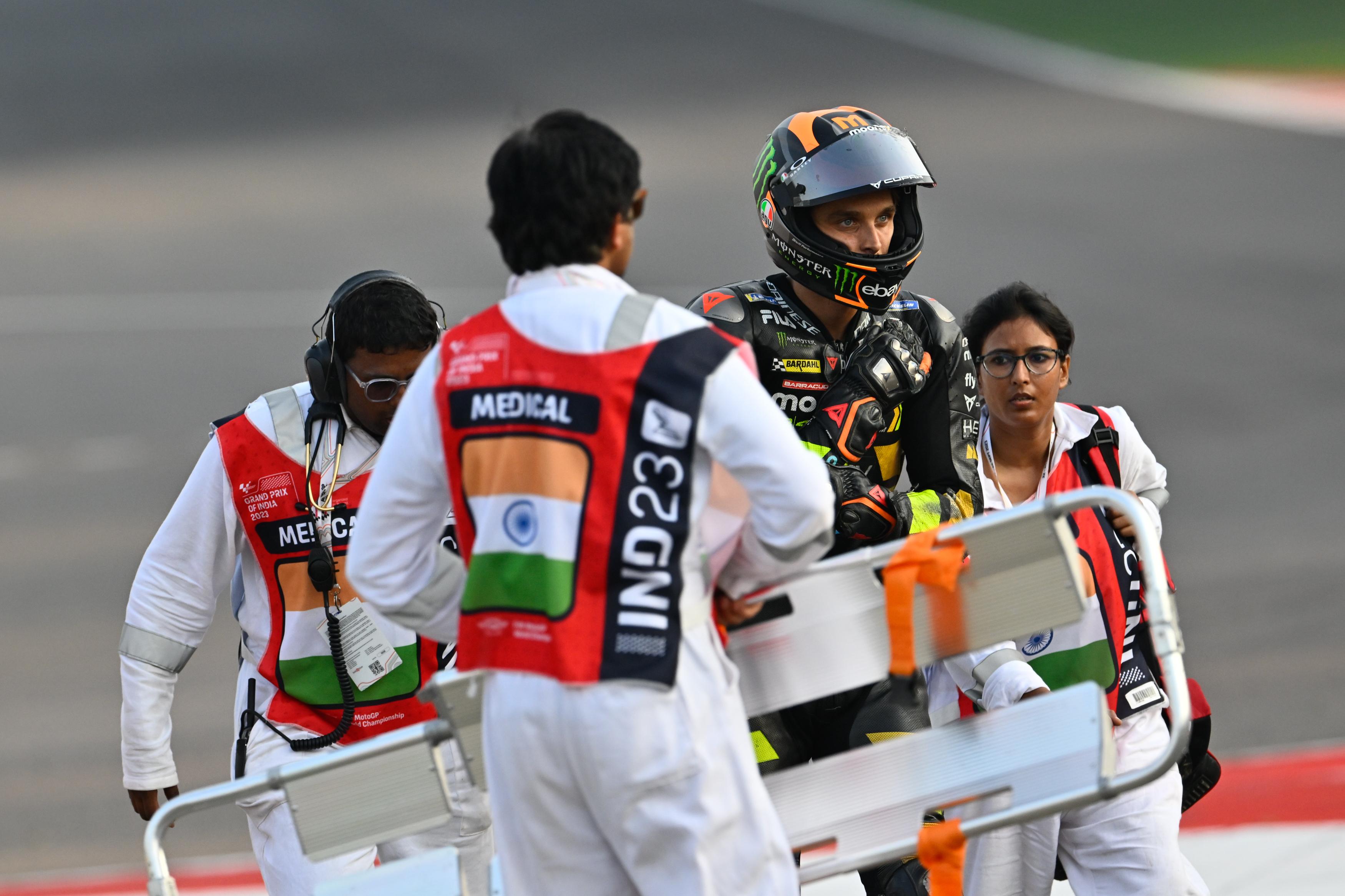 Marini declared unfit for the rest of the Indian GP