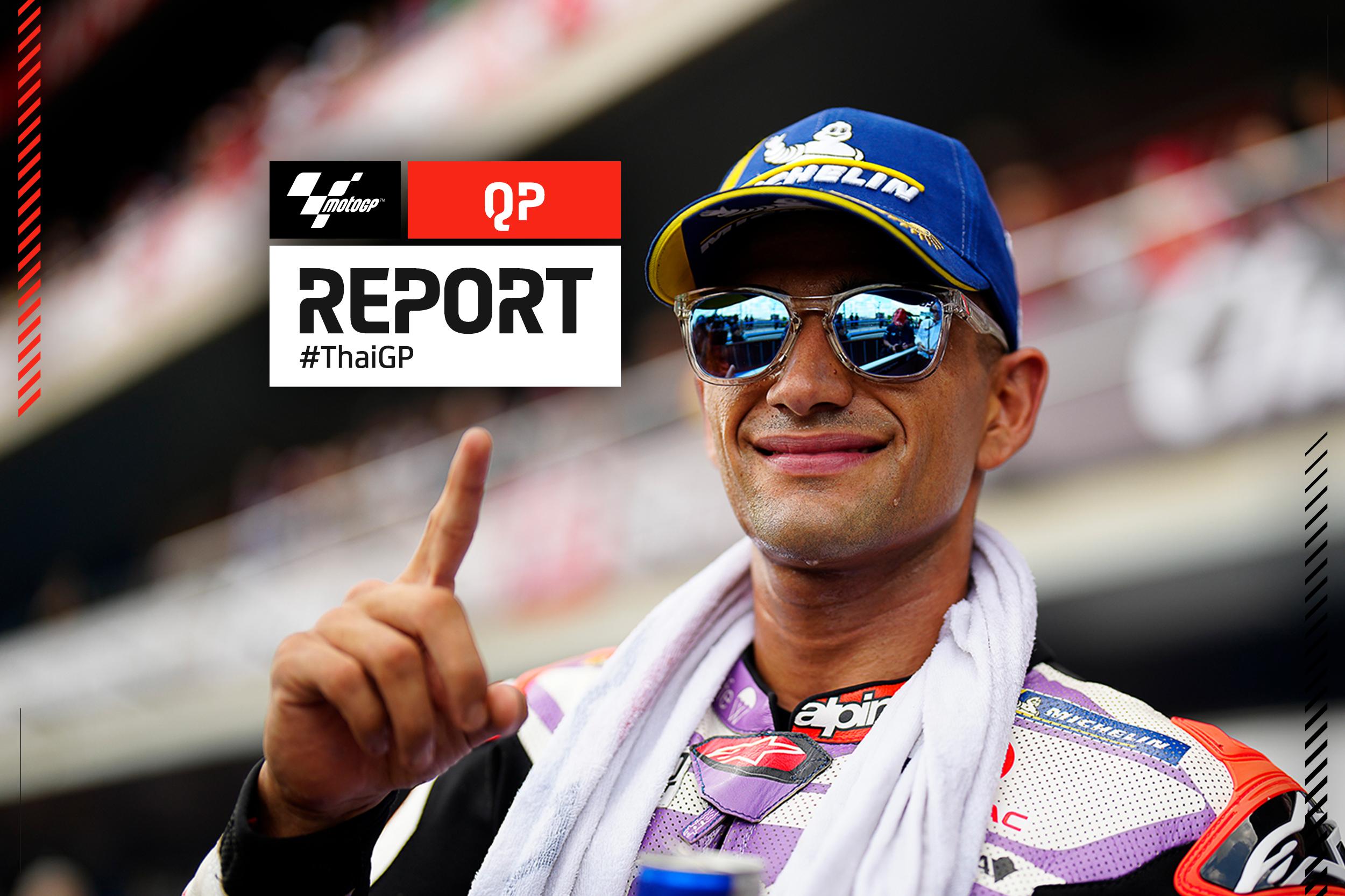 Martin adds to lap record collection with stunning Thai GP pole