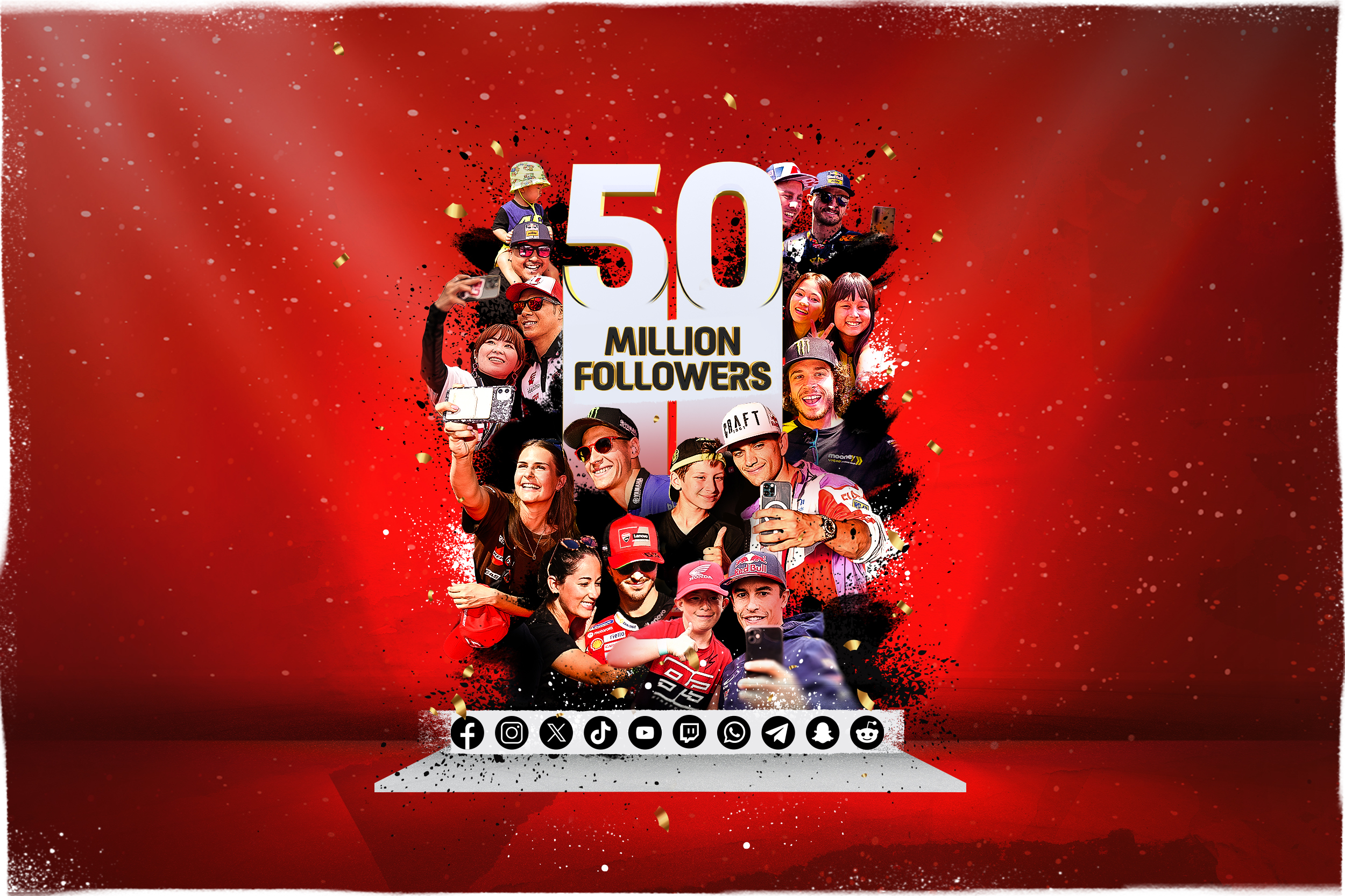 50 million fans can’t be wrong: MotoGP™ hits a new social media milestone!