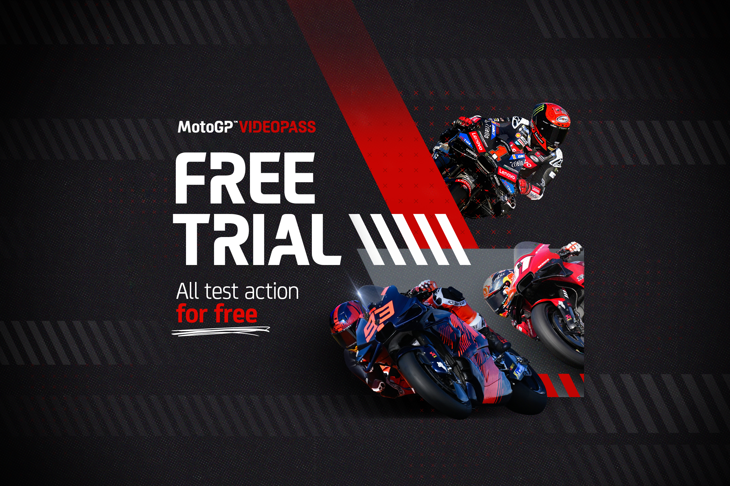 FREE TRIAL: Enjoy the best Test action plus more on VideoPass!