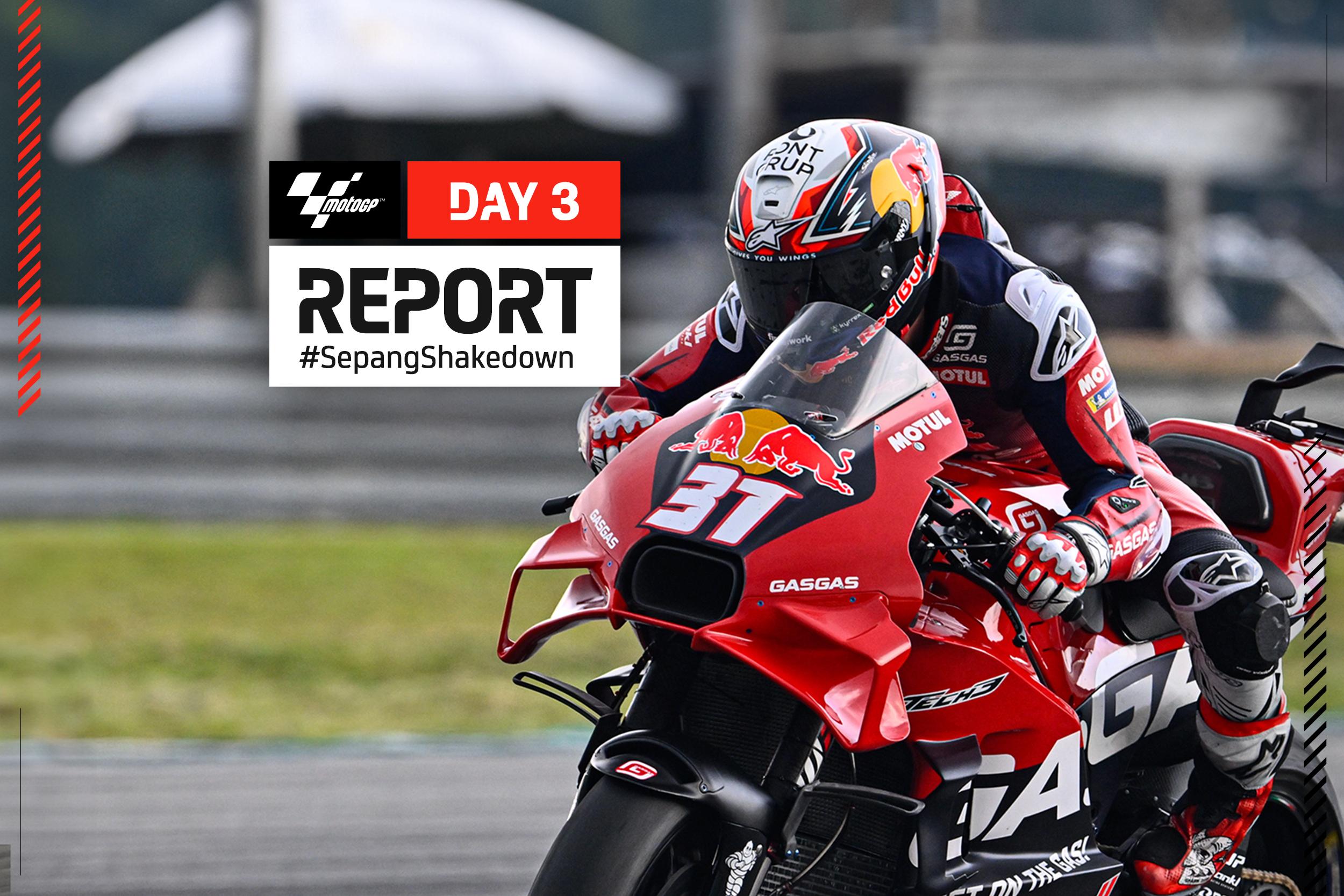 Acosta ends 2024 Sepang Shakedown Test fastest