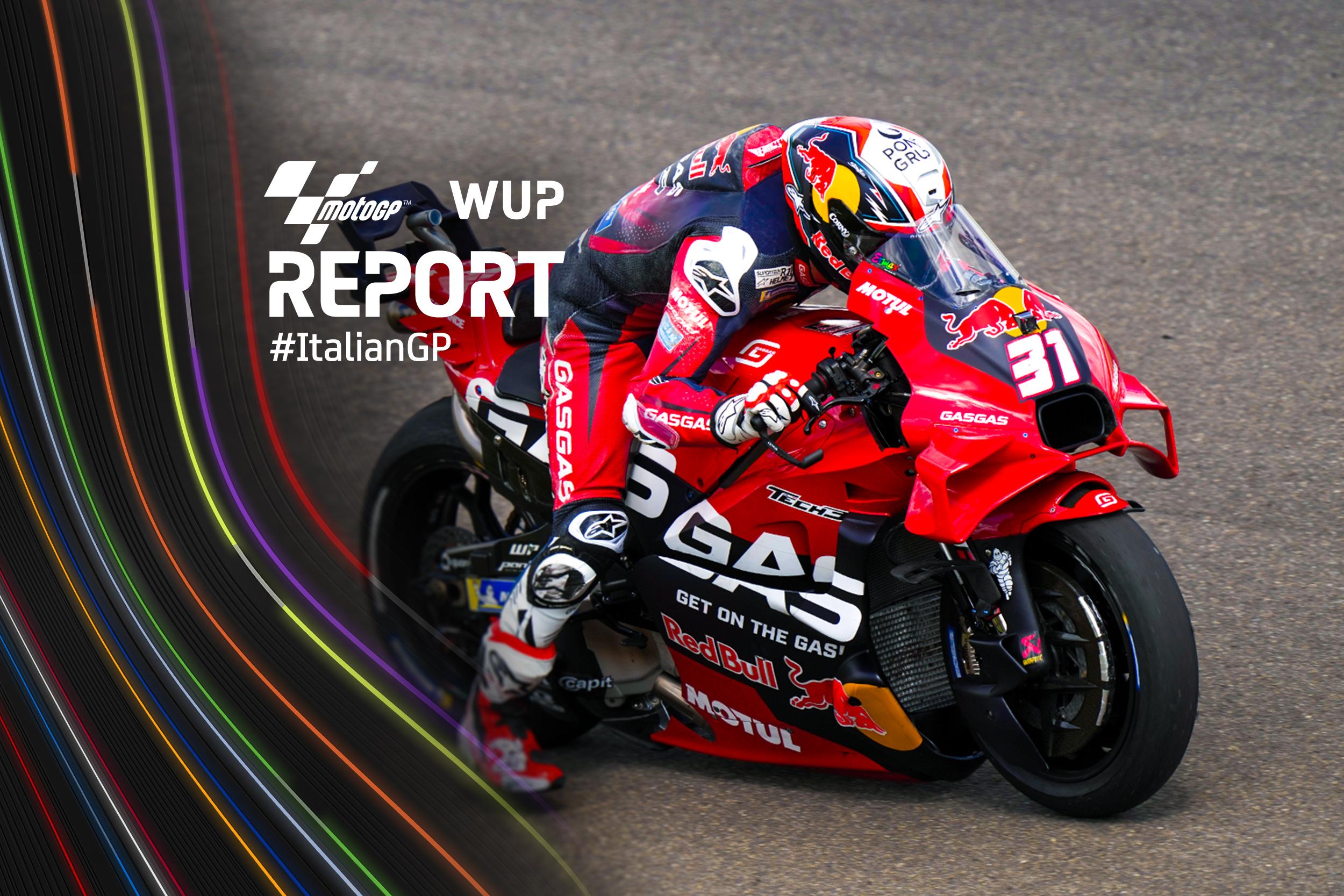 Acosta reta a las Ducati al liderar el Warm Up
