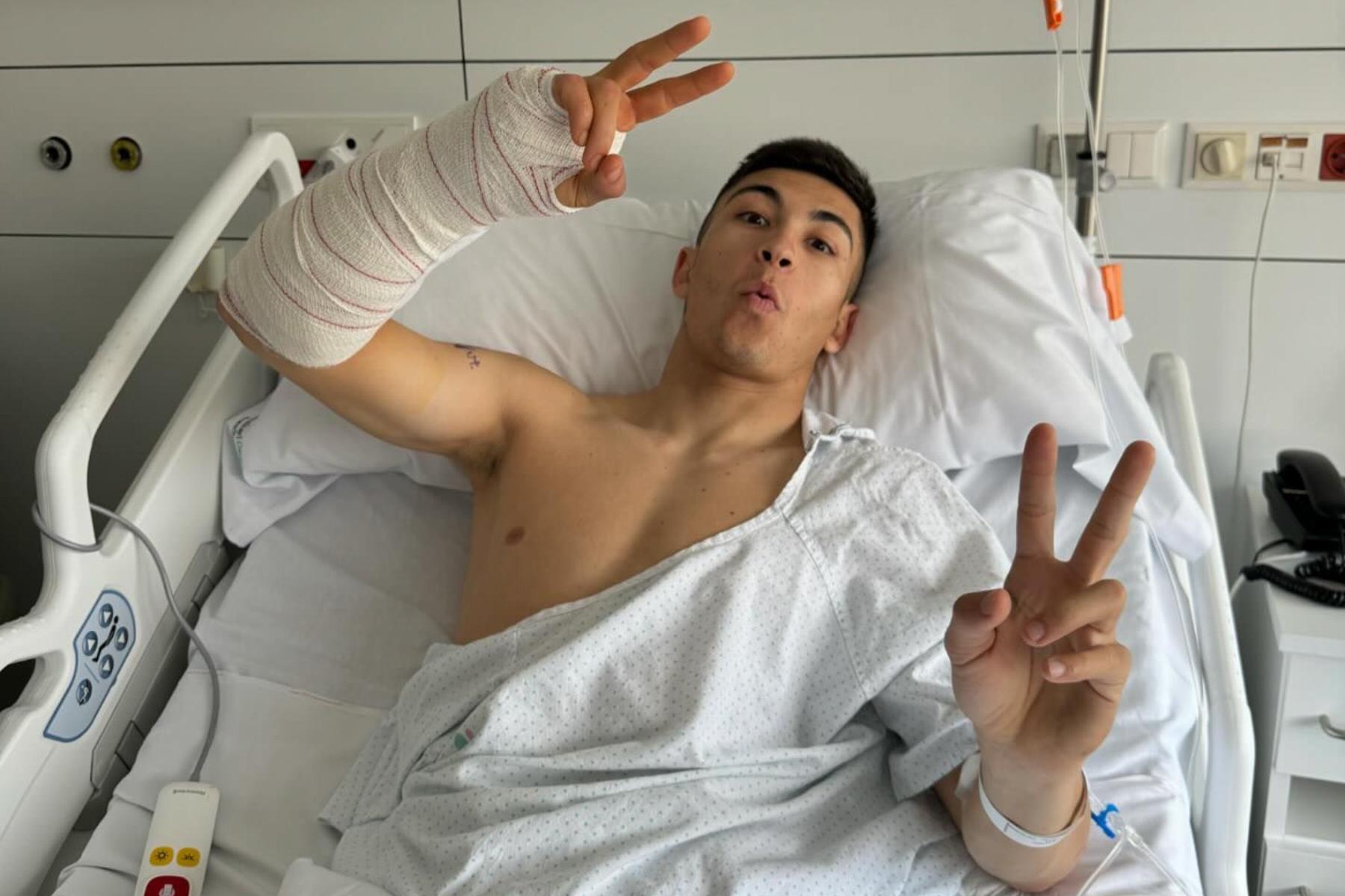 Raul Fernandez undergoes successful arm pump surgery