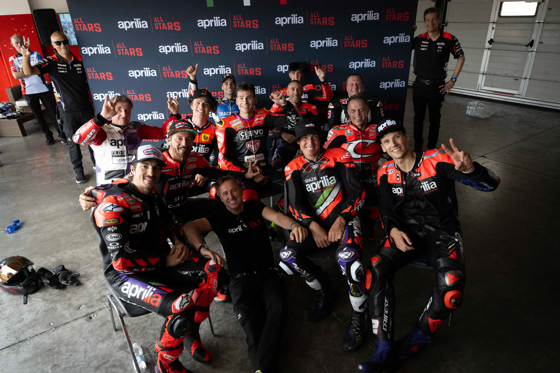 Aprilia celebrate All Stars Day in Misano