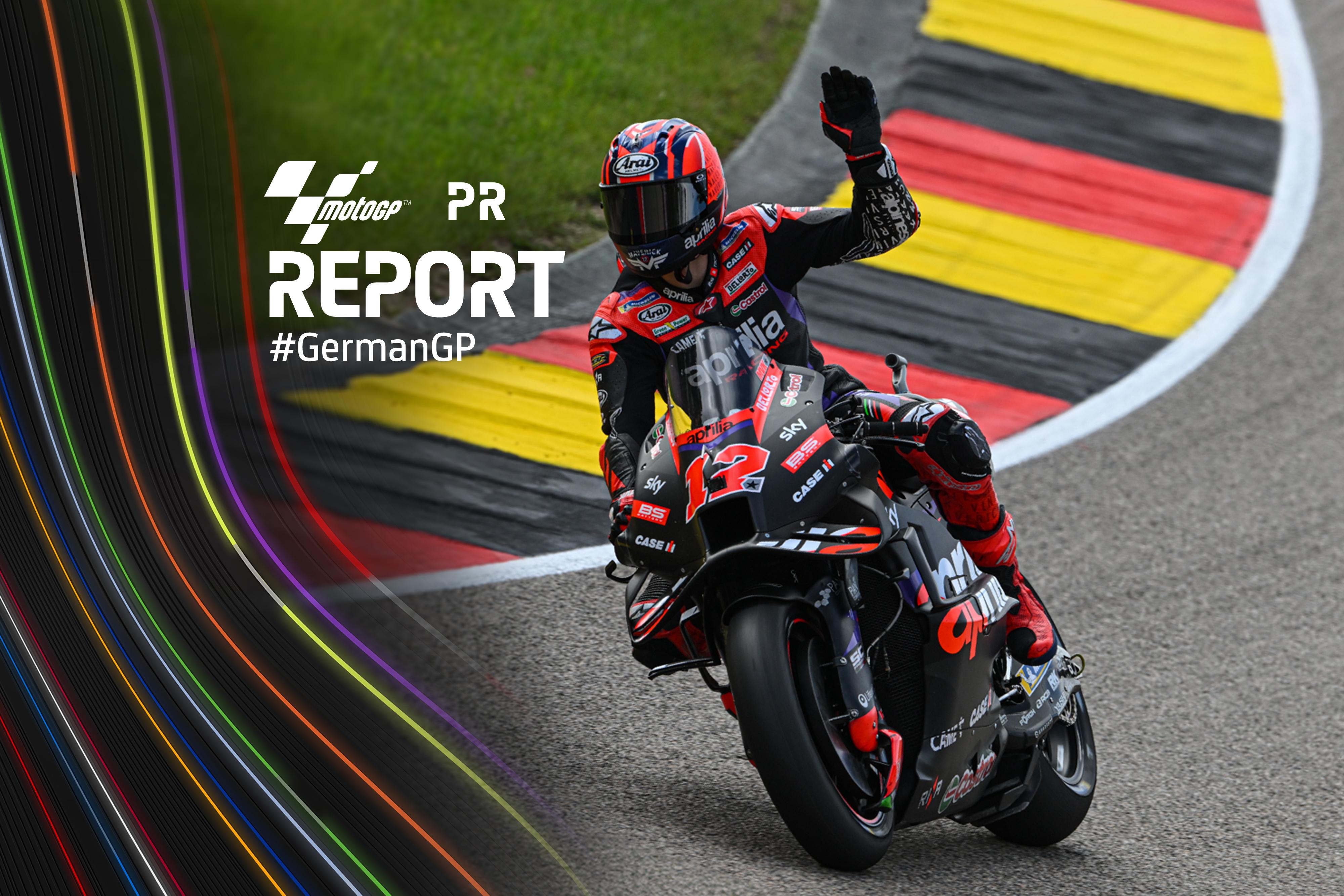 Viñales grabs Friday honours as M. Marquez suffers a Sachsenring crash