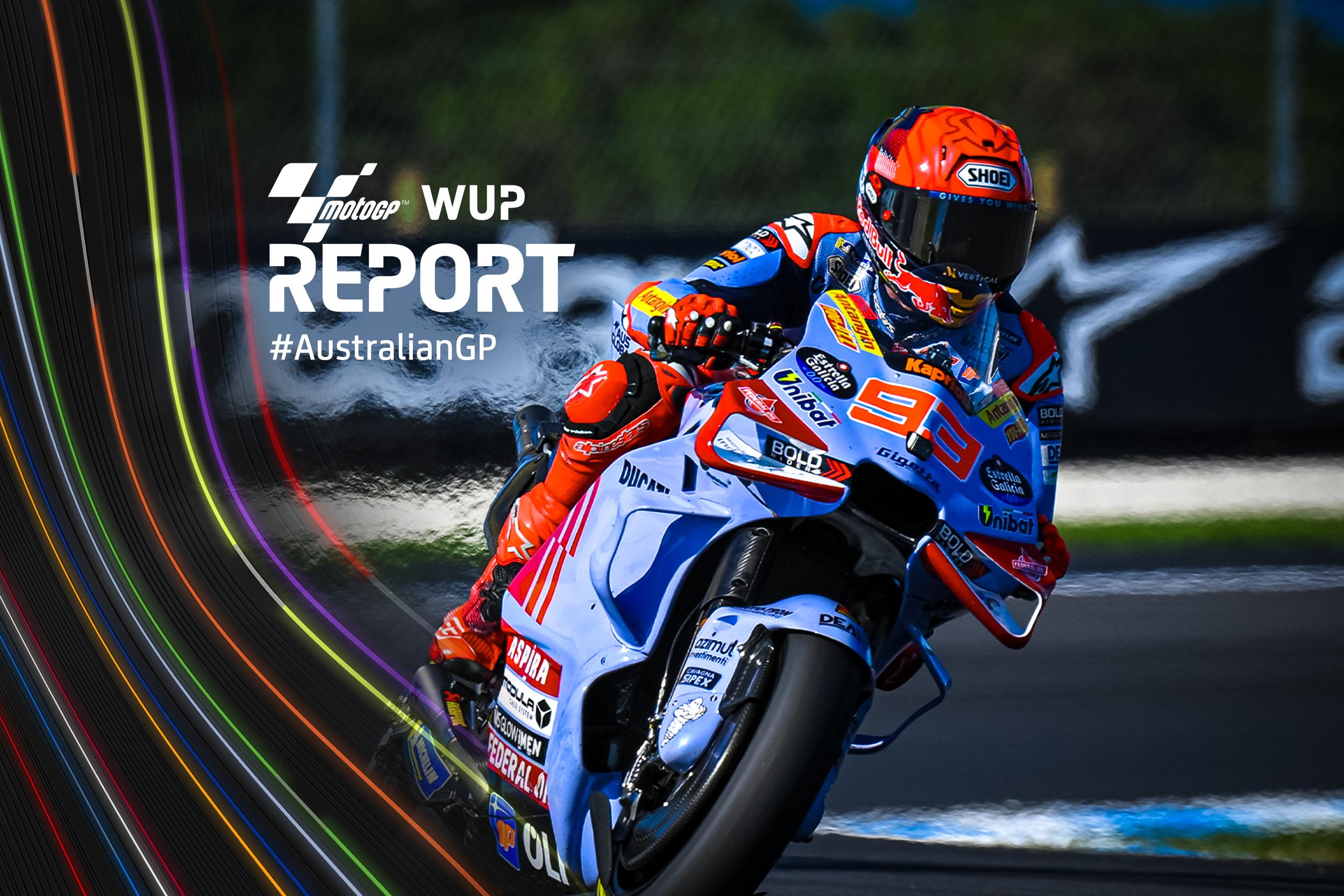 Marc Marquez lands top spot ahead of the Australian GP