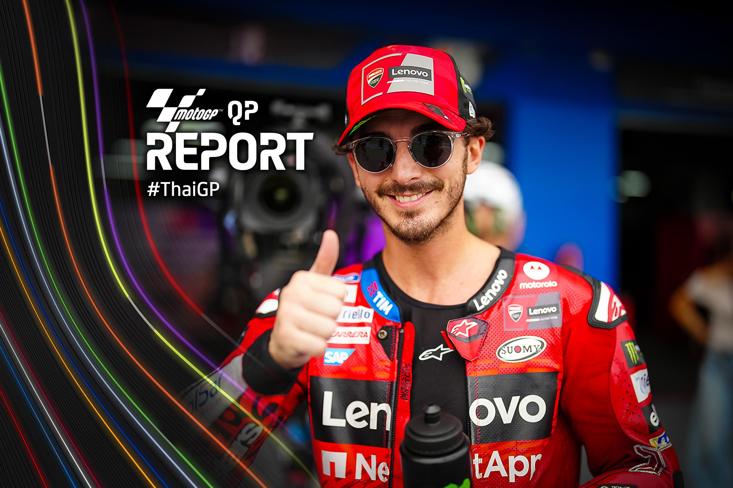 Bagnaia unlocks a new record as Martin and Marc Marquez suffer Q2 blow