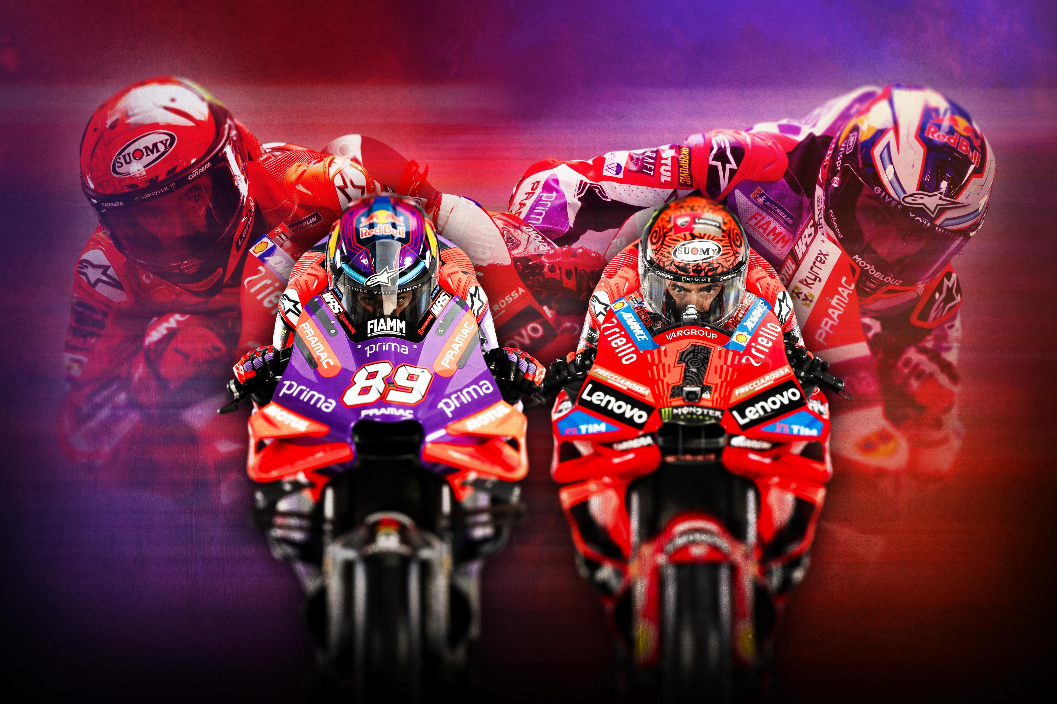 2023 vs 2024: where has Martin found the advantage over Bagnaia?