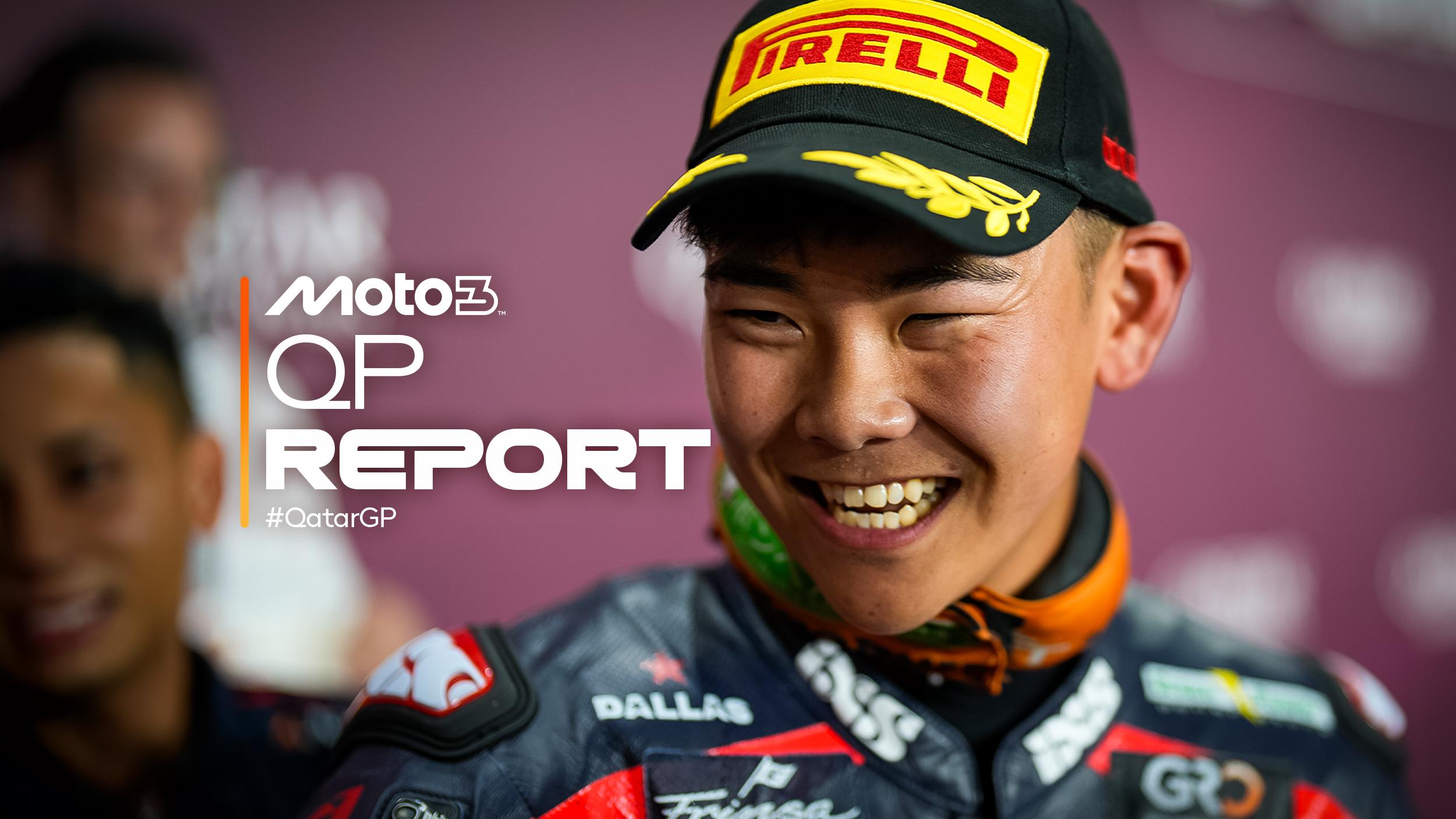Moto3™ Qatar: Pertama Kalinya Yamanaka Start Terdepan