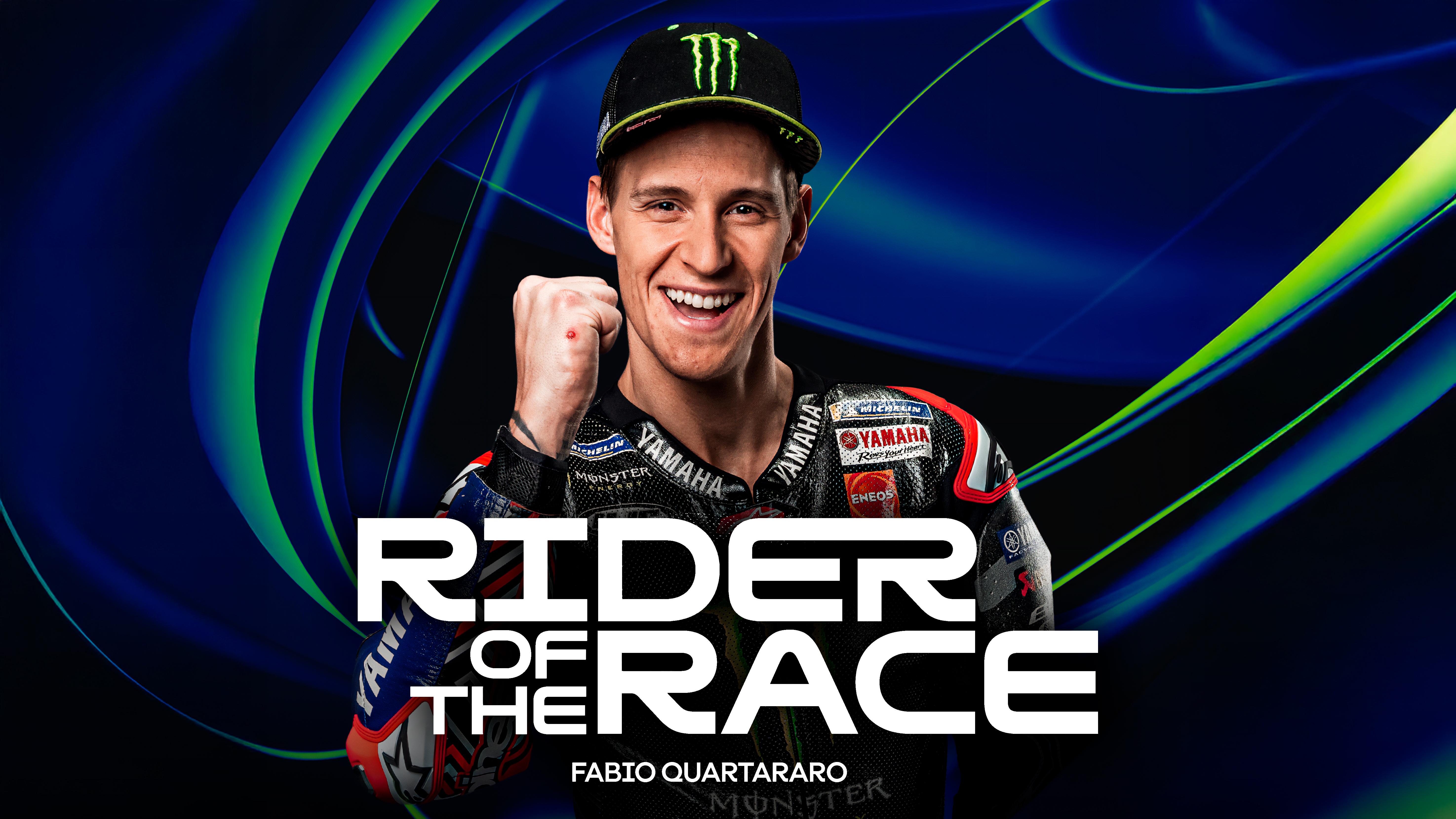 Fabio Quartararo wins Rider of the Race!