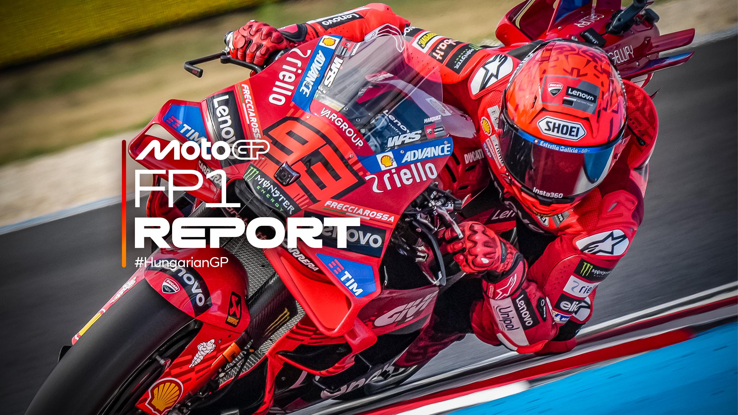MotoGP™ Hungaria: Marc Marquez Pegang Kendali FP1