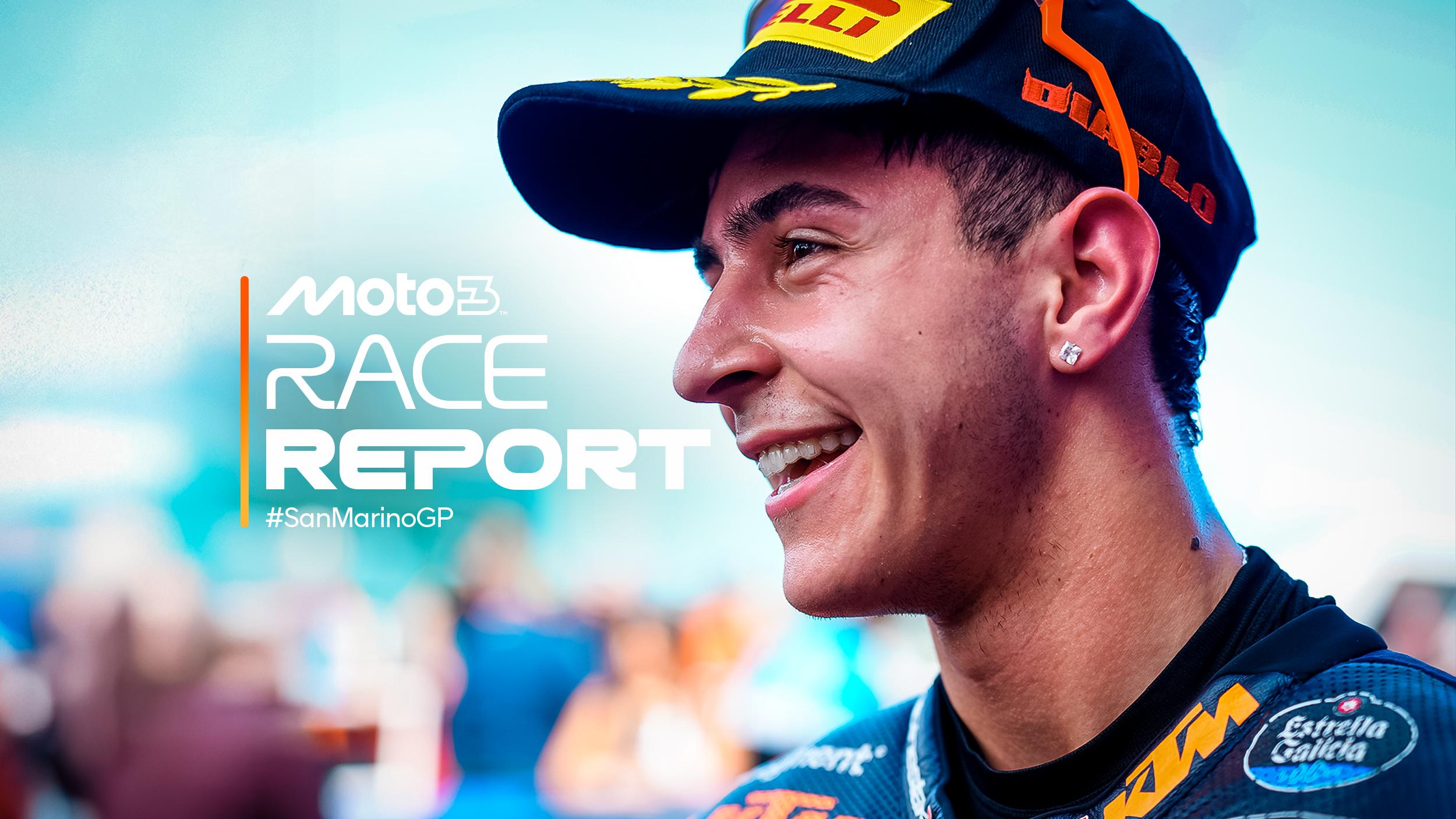 Moto3™ : Rueda fait un pas vers le titre à Misano