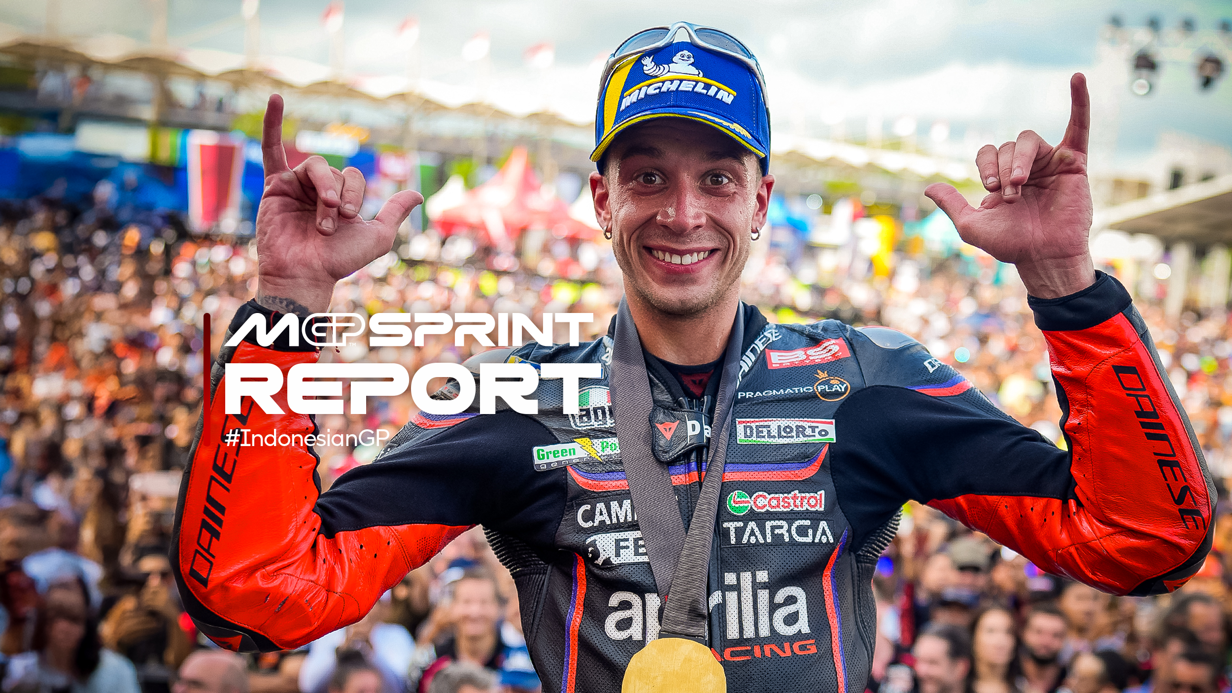 Bezzecchi beats Aldeguer on final lap in a Mandalika Sprint stunner