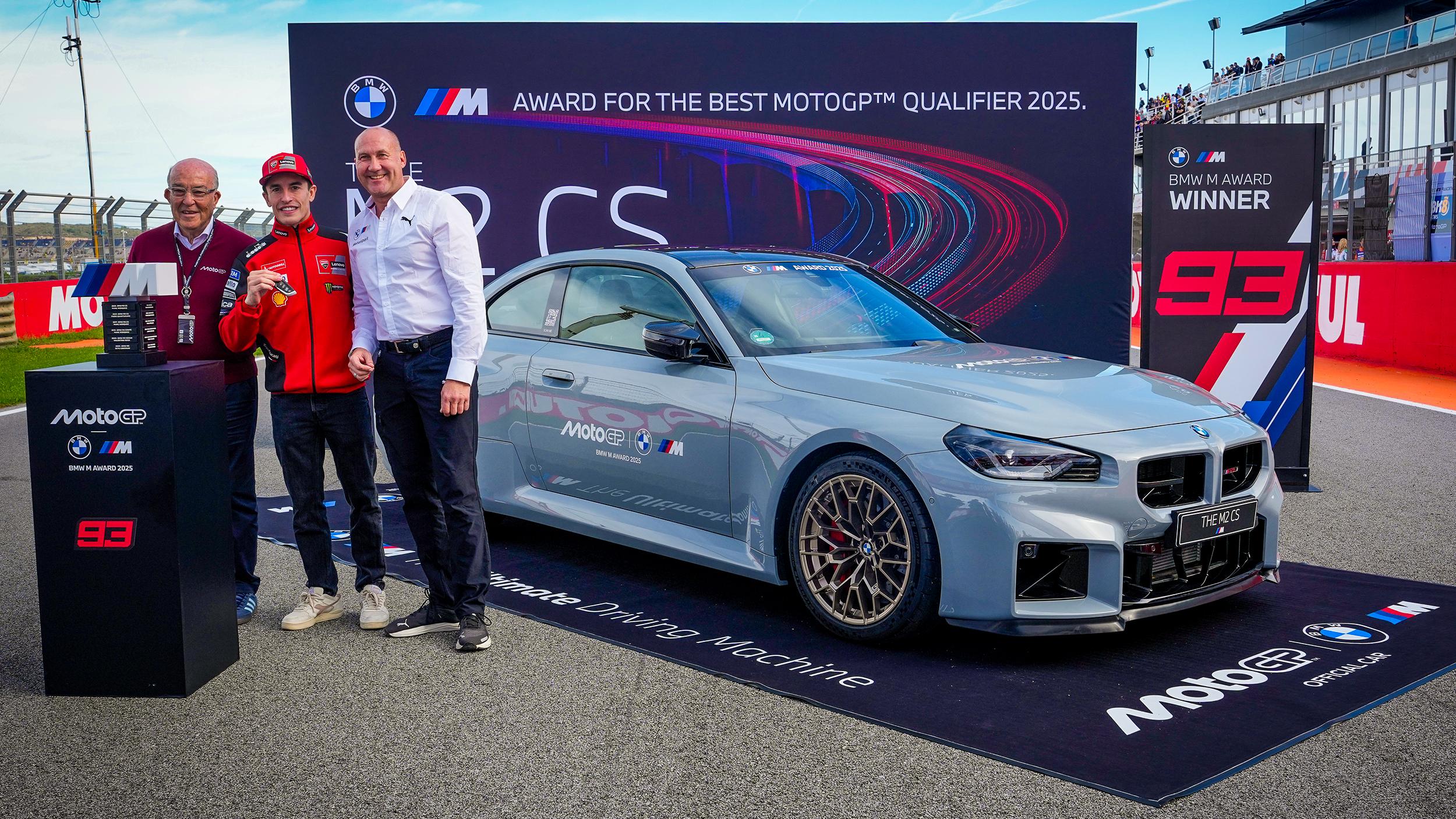 BMW M Award: record winner Marc Marquez back with a bang