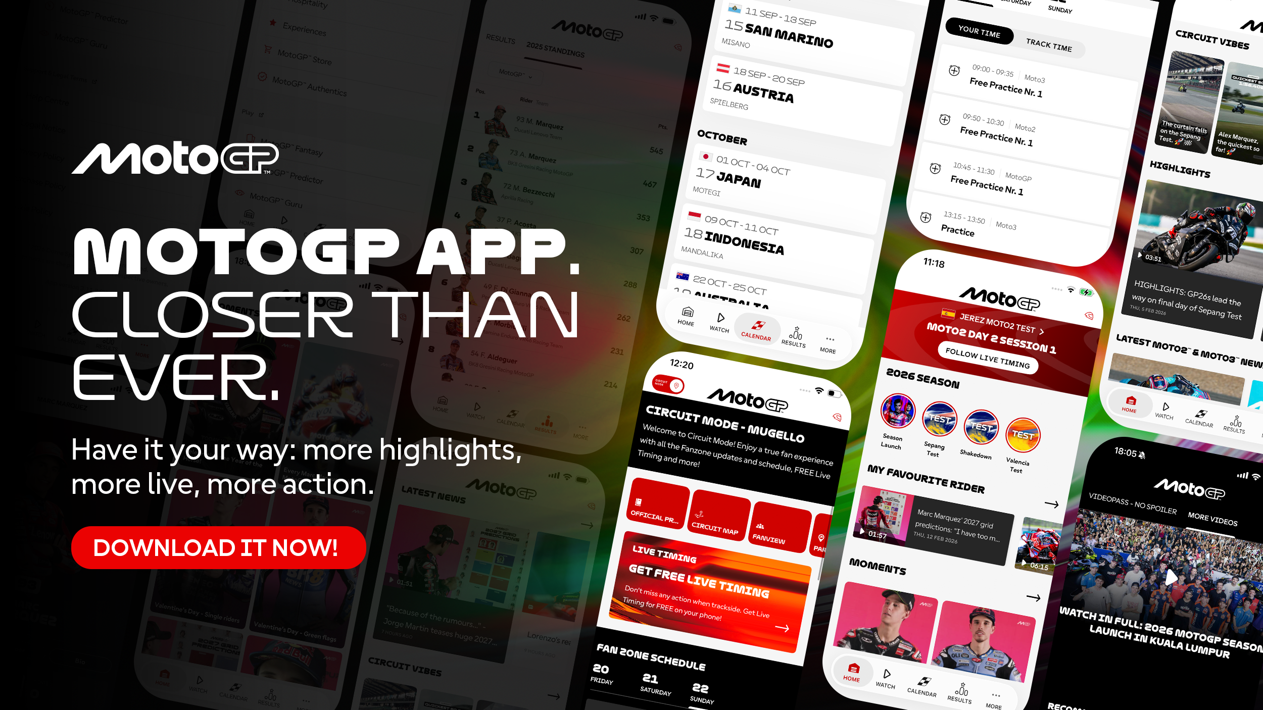 One App. Every Lap. The Official MotoGP™ Experience.