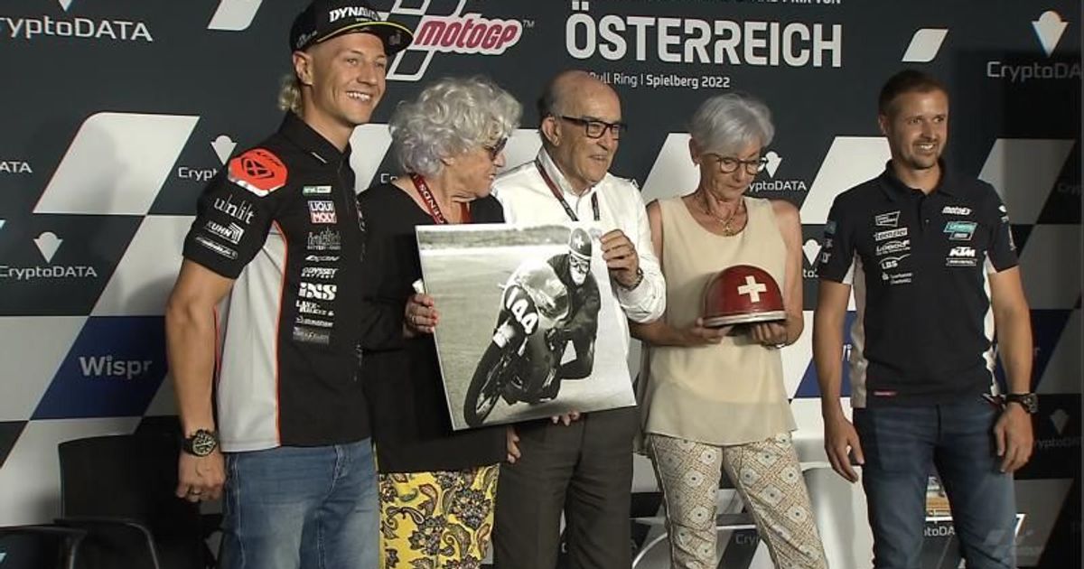 Luigi Taveri inducted as a MotoGP™ Legend
