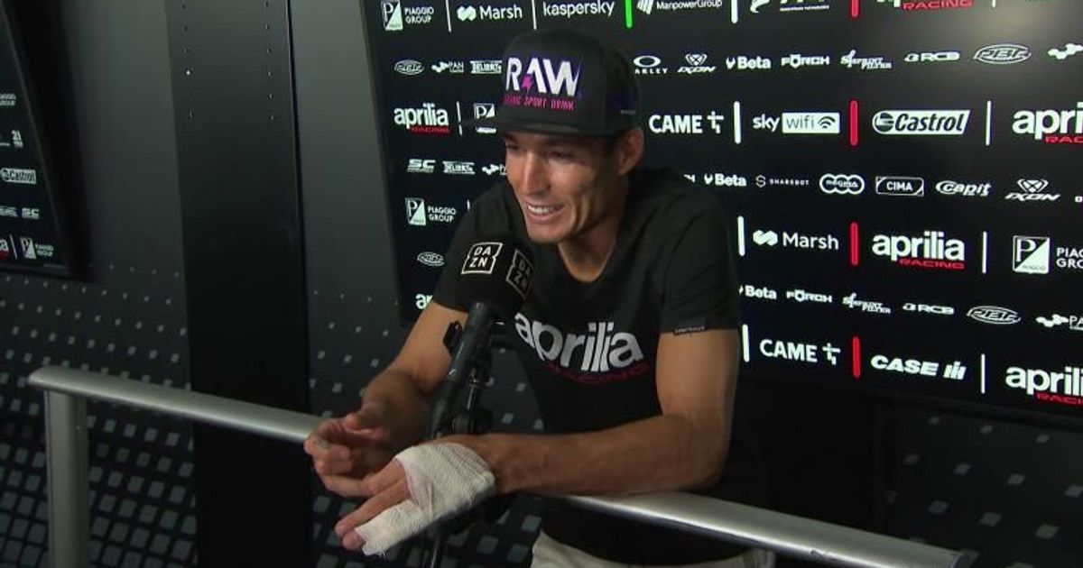 Un dito rotto guasta i test Aprilia