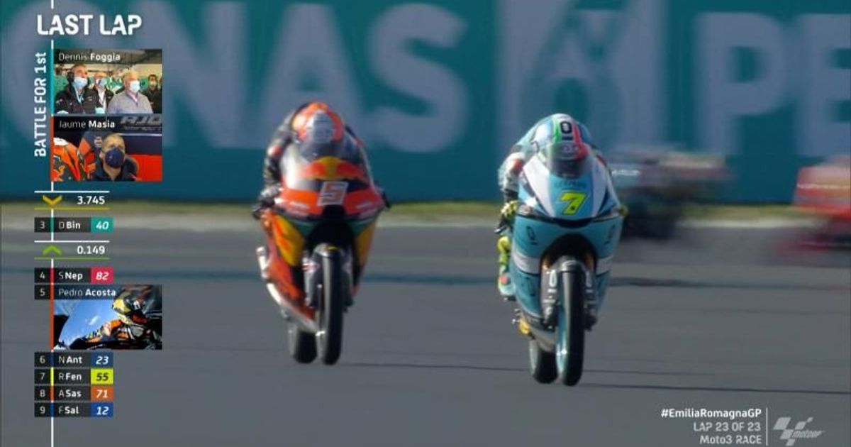 FREE: Relive the final minutes of an epic Moto3™ race