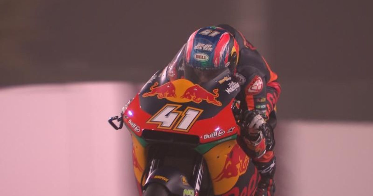 Who were the top three Moto2™ riders from the first day of testing in ...