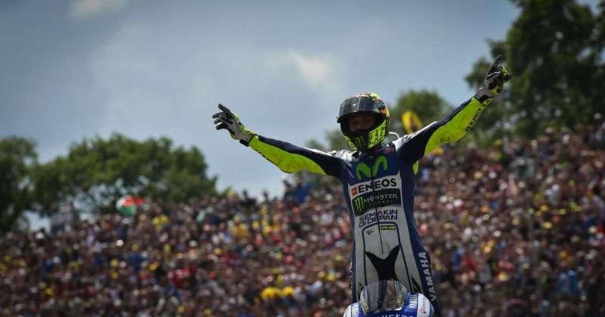 Every iconic moment from Valentino Rossi's legendary career