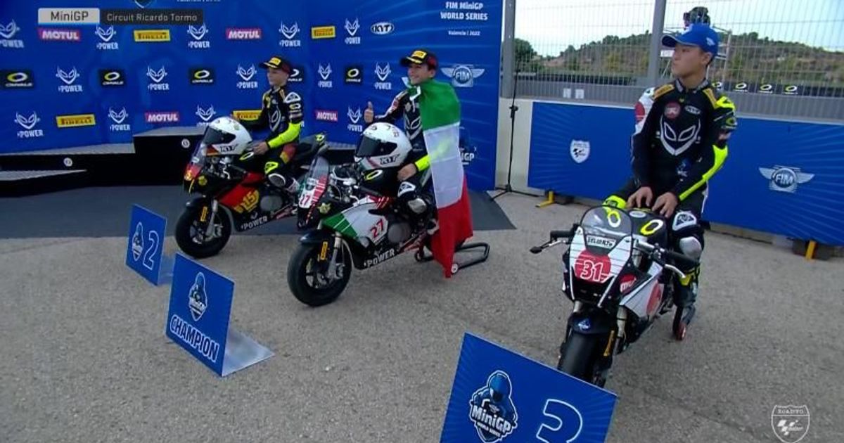 The 2022 MiniGP campaign ends with a bang in Valencia