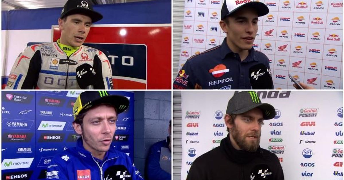 MotoGP™ grid on #AusTest Day 1
