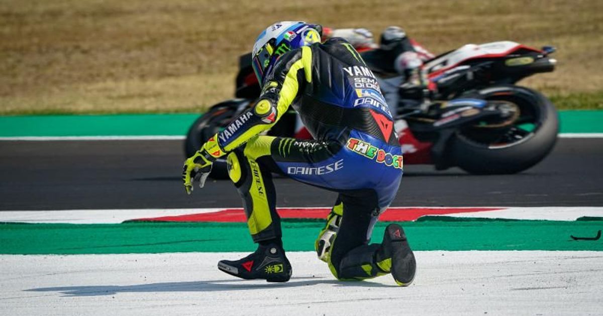 Early crash sees Rossi lose ground in the title chase