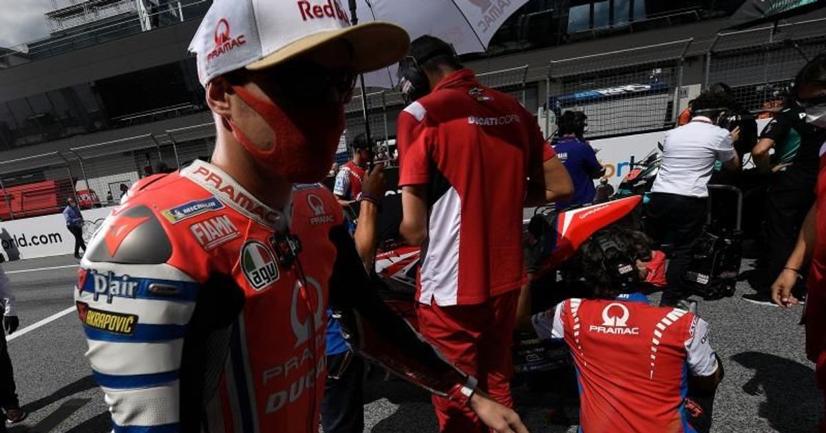 How do MotoGP™ riders refocus after such a horrific crash?