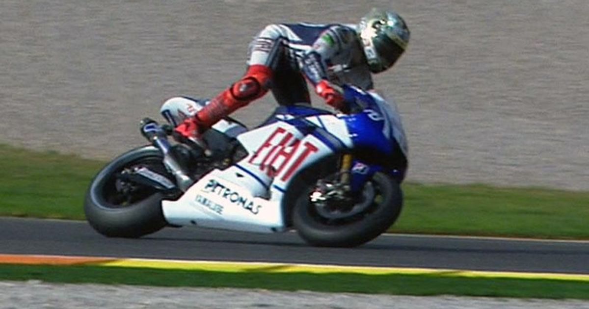 Valencia 2010 - MotoGP - Race - Action - Jorge Lorenzo - During Valencia 2010 - MotoGP - Race - Action - Jorge Lorenzo - During