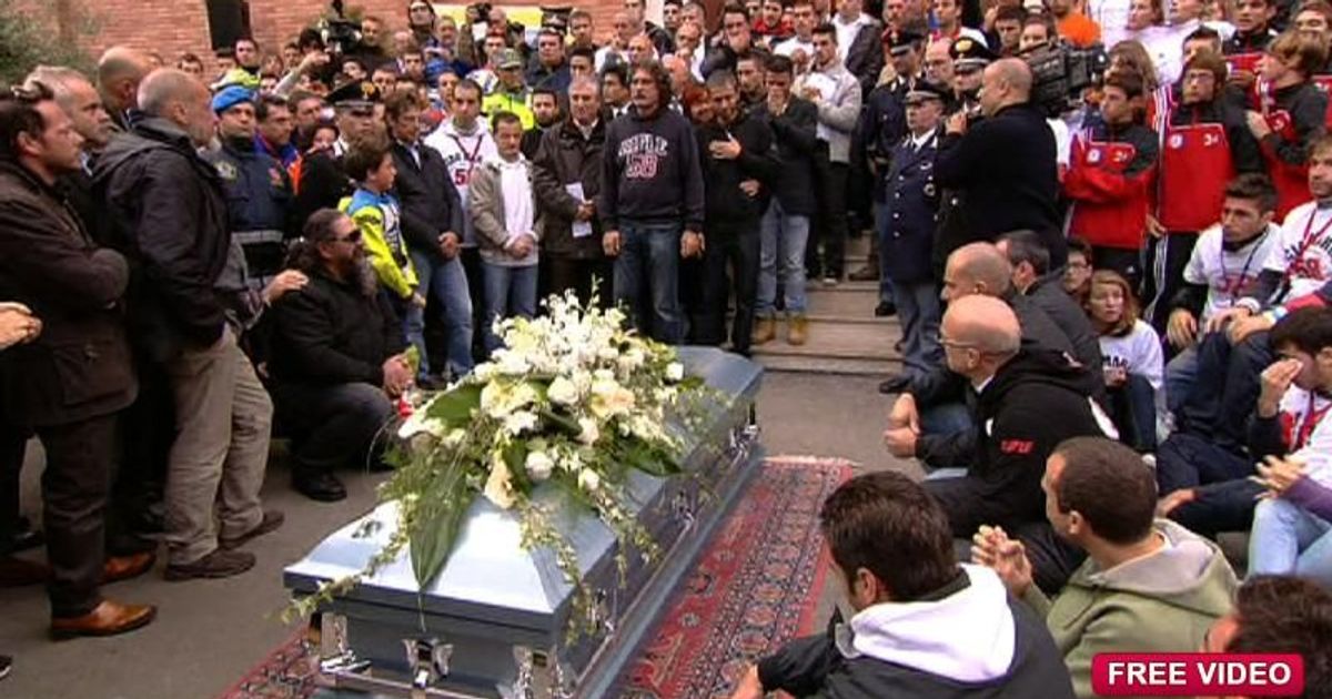 Marco Simoncelli´s Funeral