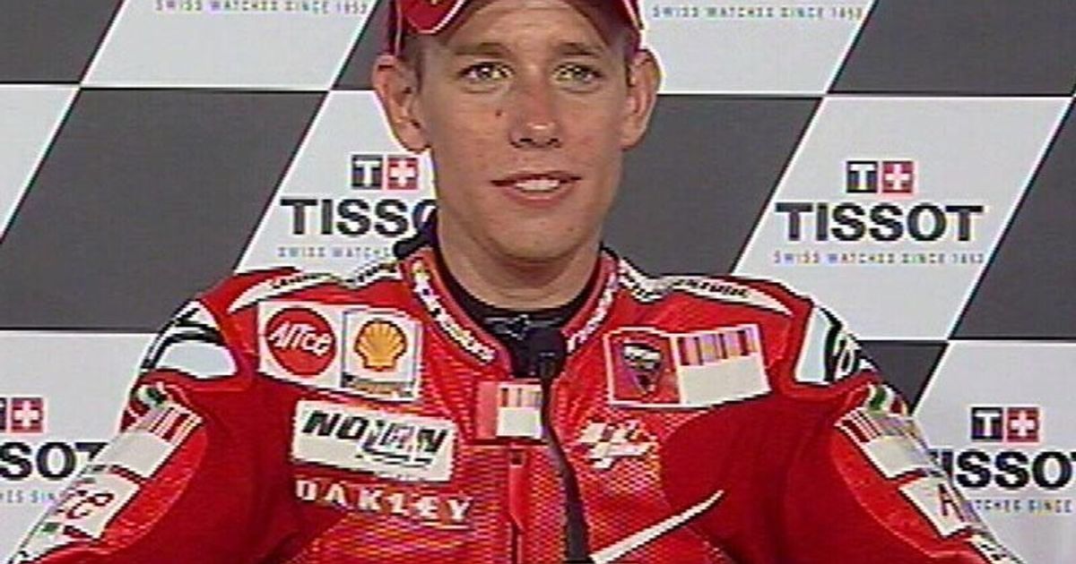 Casey STONER tras la carrera