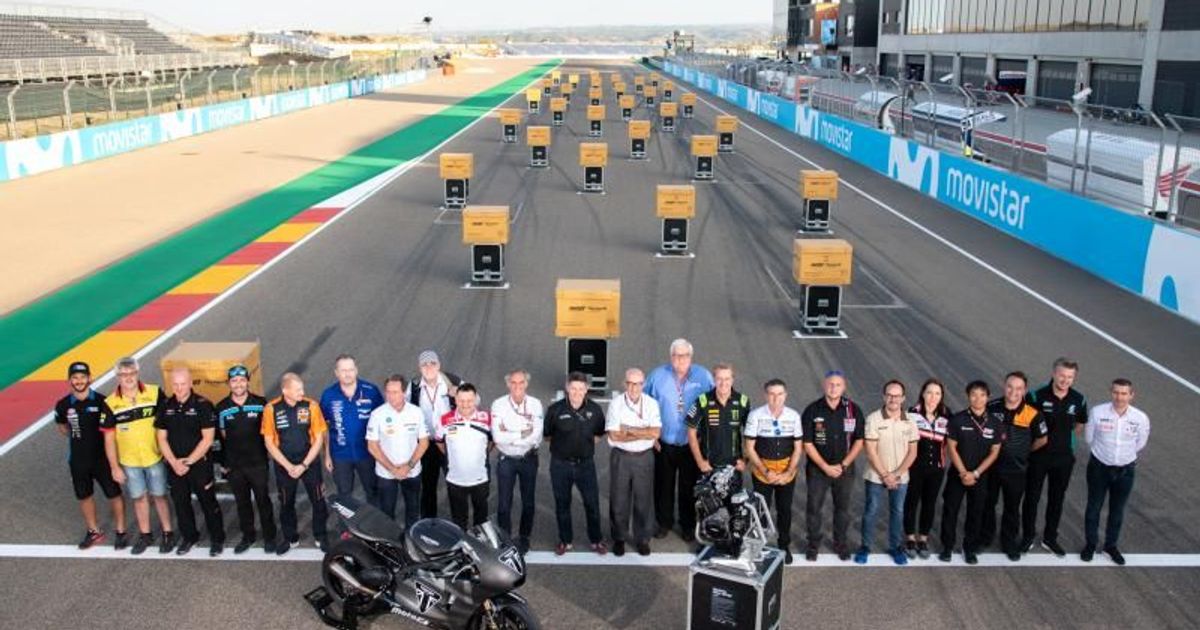A new era: Triumph Moto2™ engine handover