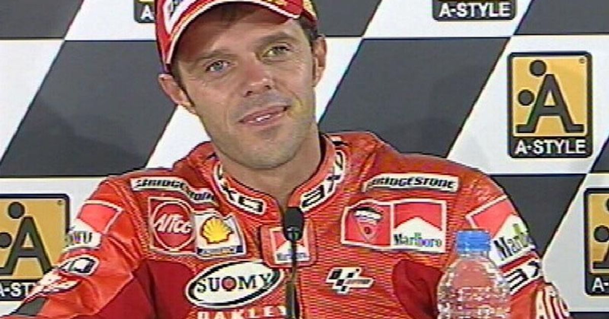 Loris CAPIROSSI after race