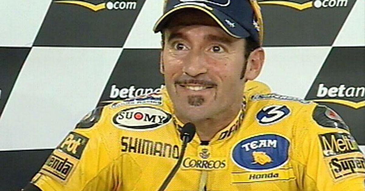 Interview de Max BIAGGI apres course