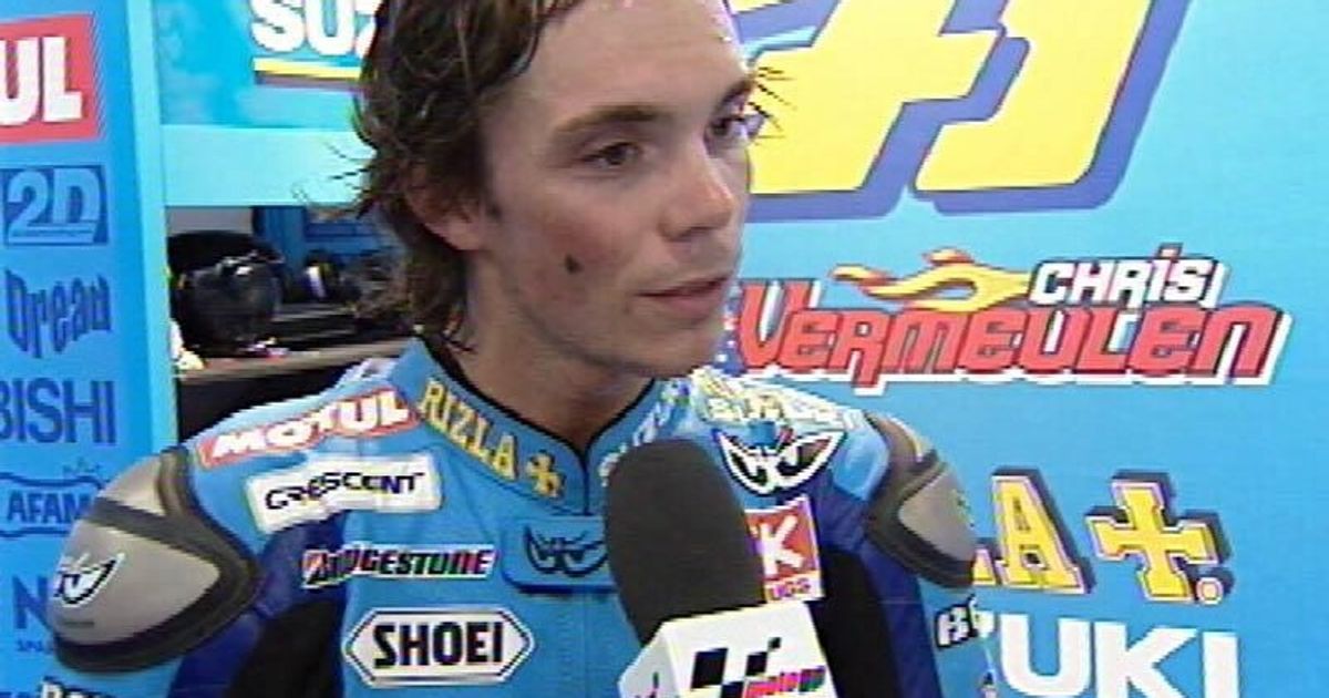 Chris VERMEULEN apres FP2 Chris VERMEULEN apres FP2