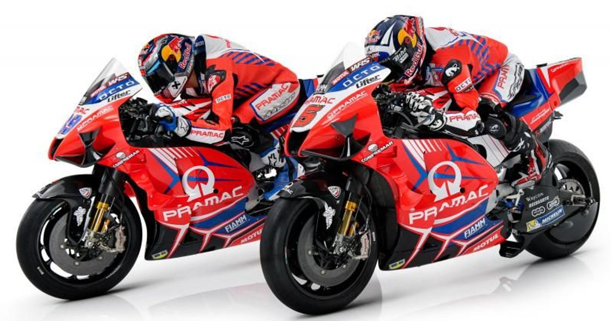 La nouvelle livrée du team Pramac Racing en images