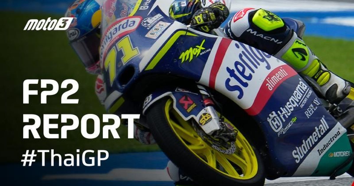 Moto3™ : Sasaki s'illustre en FP2