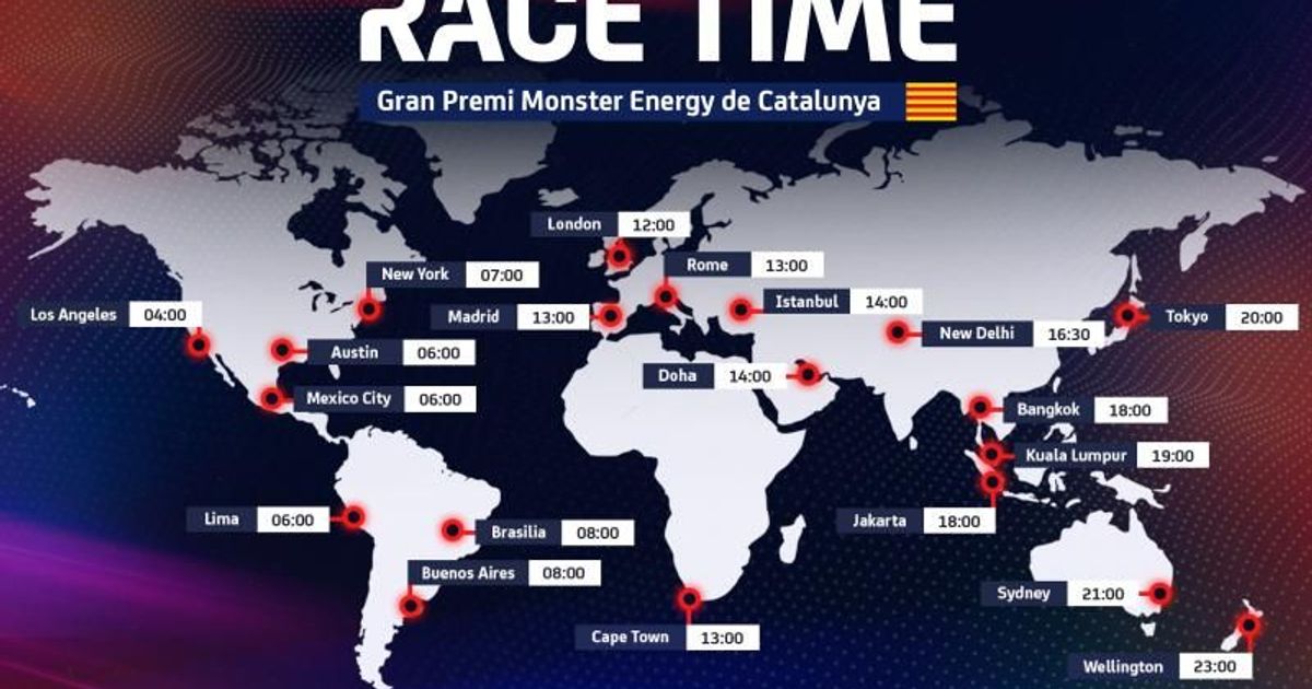 Catalan GP time schedule: MotoGP™ race changes